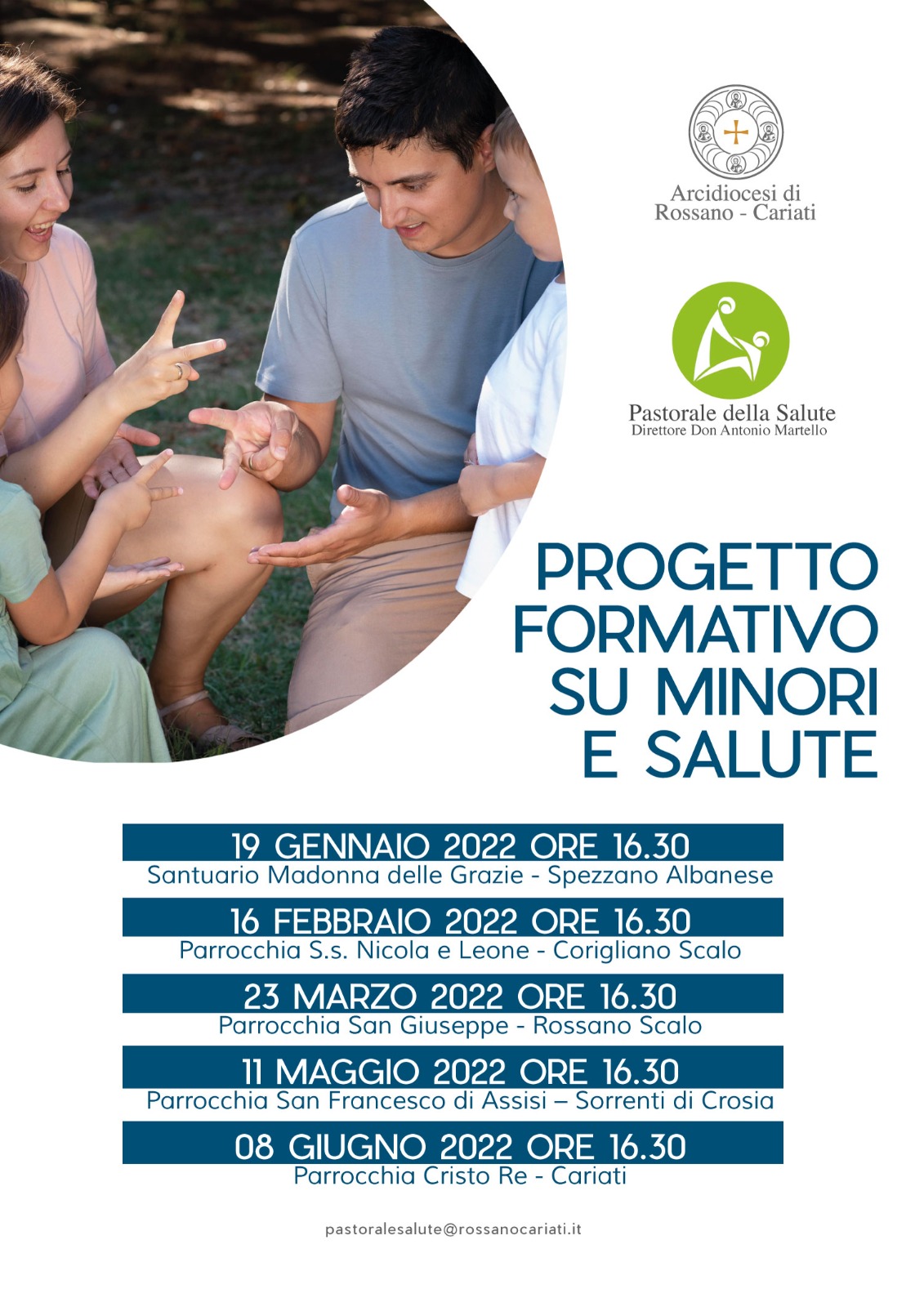 Progetto formativo su Minori e Salute - Arcidiocesi di Rossano Cariati
